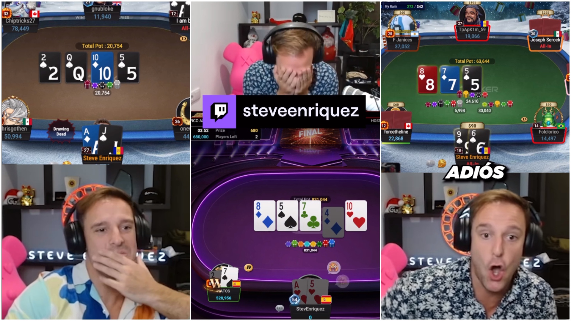 [VIDEOS] Bad Beats: La Lucha De Steve Enríquez Contra La Varianza