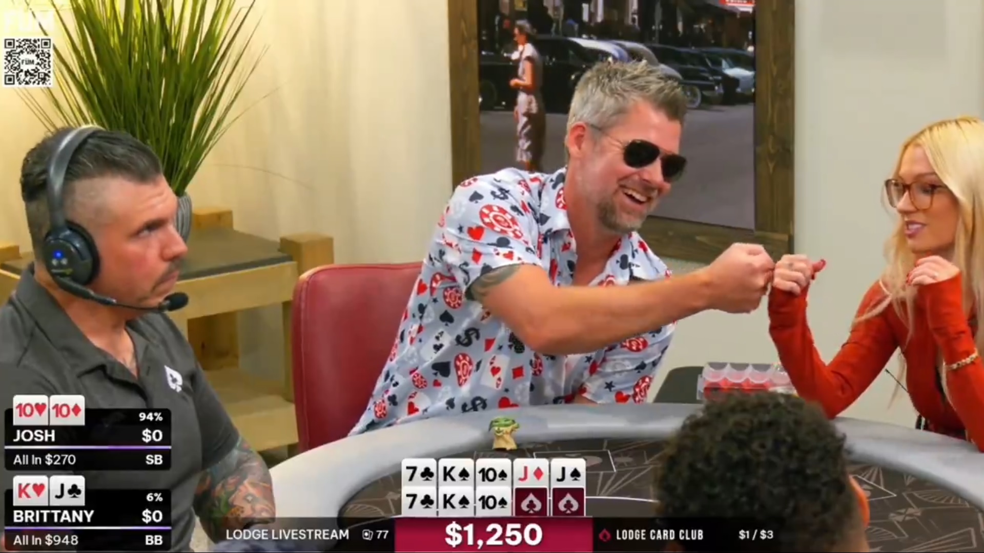 All-in con top pair vs. set flopeado y terminó ganando... ¡dos veces ...
