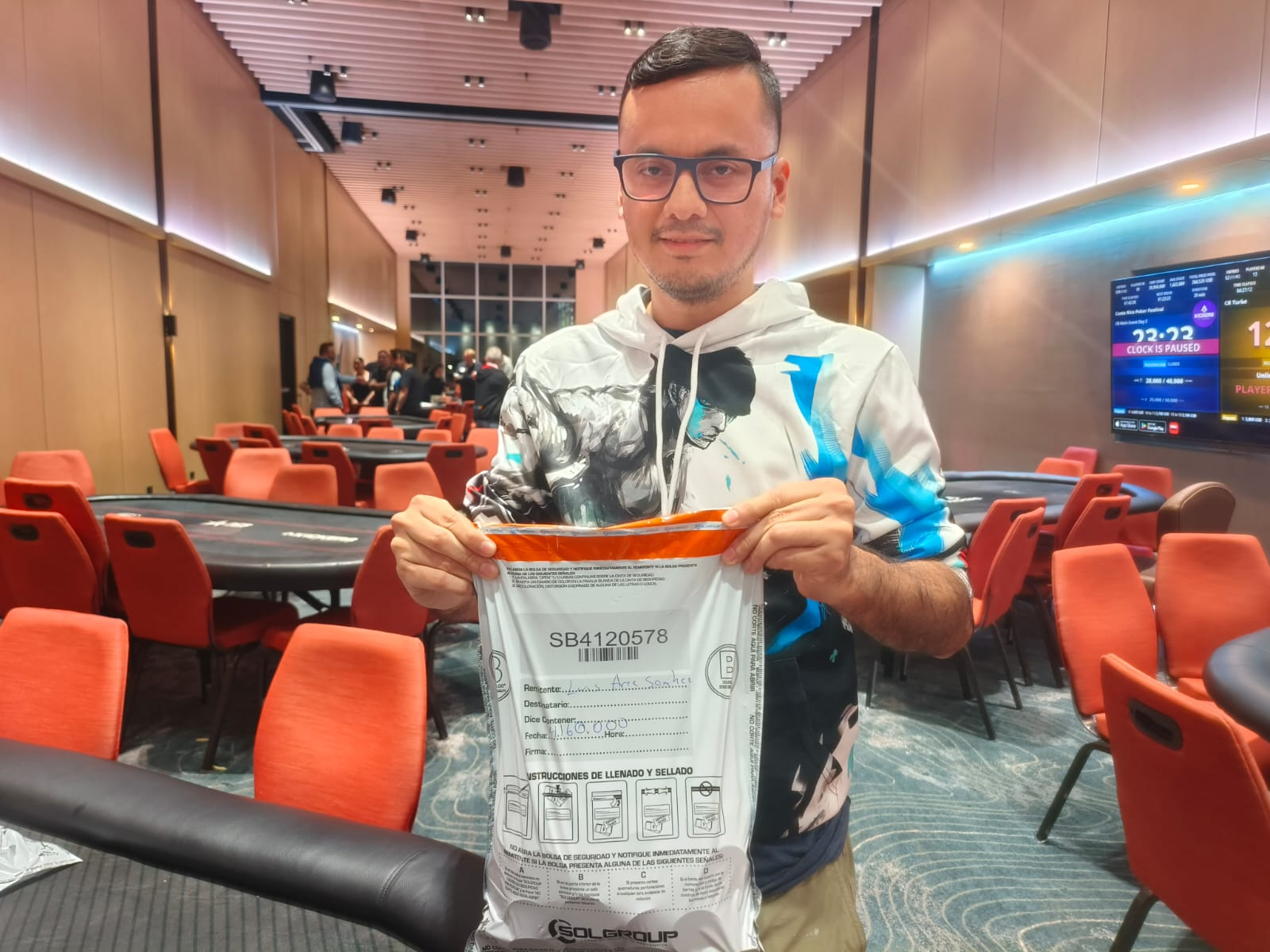 Costa Rica Poker Festival: Luis Arce lidera a los 18 finalistas del ...