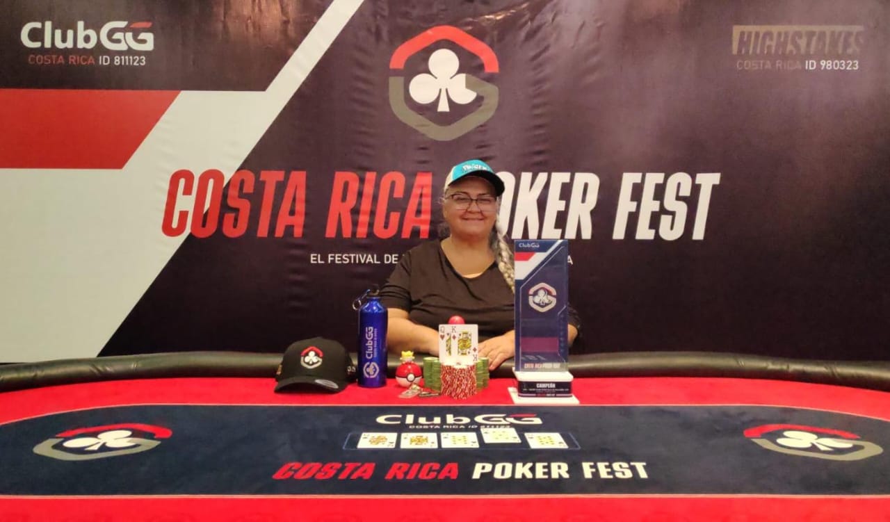 Claudia Martínez ganó el Main Event del Costa Rica Poker Fest