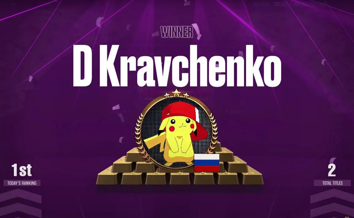 Dmitry Kravchenko volta a vencer Main Event da GGMillion$ Week