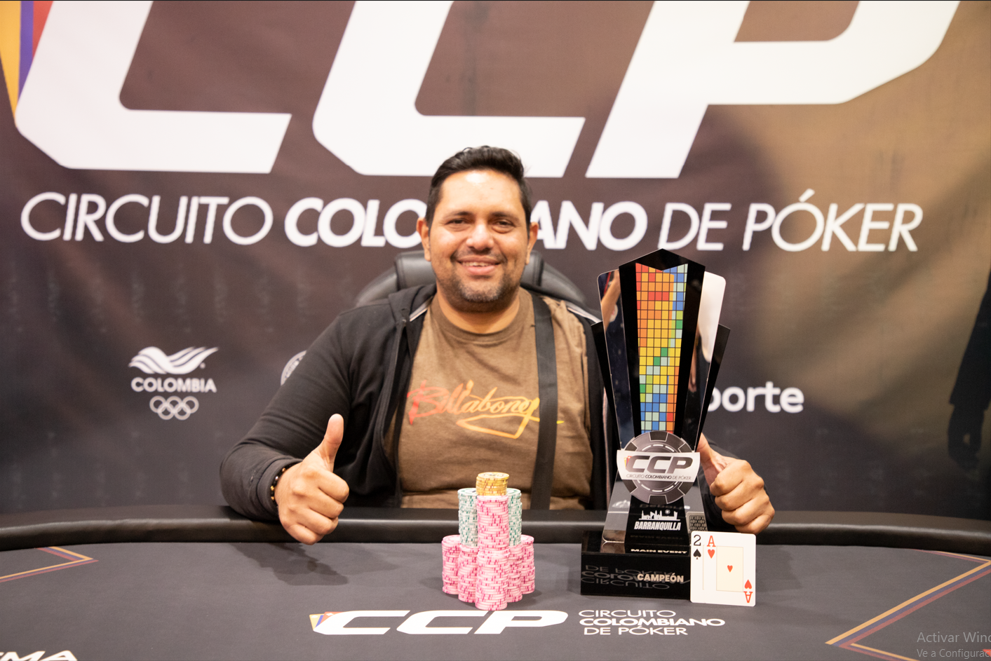 Yesid Royet ganó el primer Main Event del Circuito Colombiano de Poker