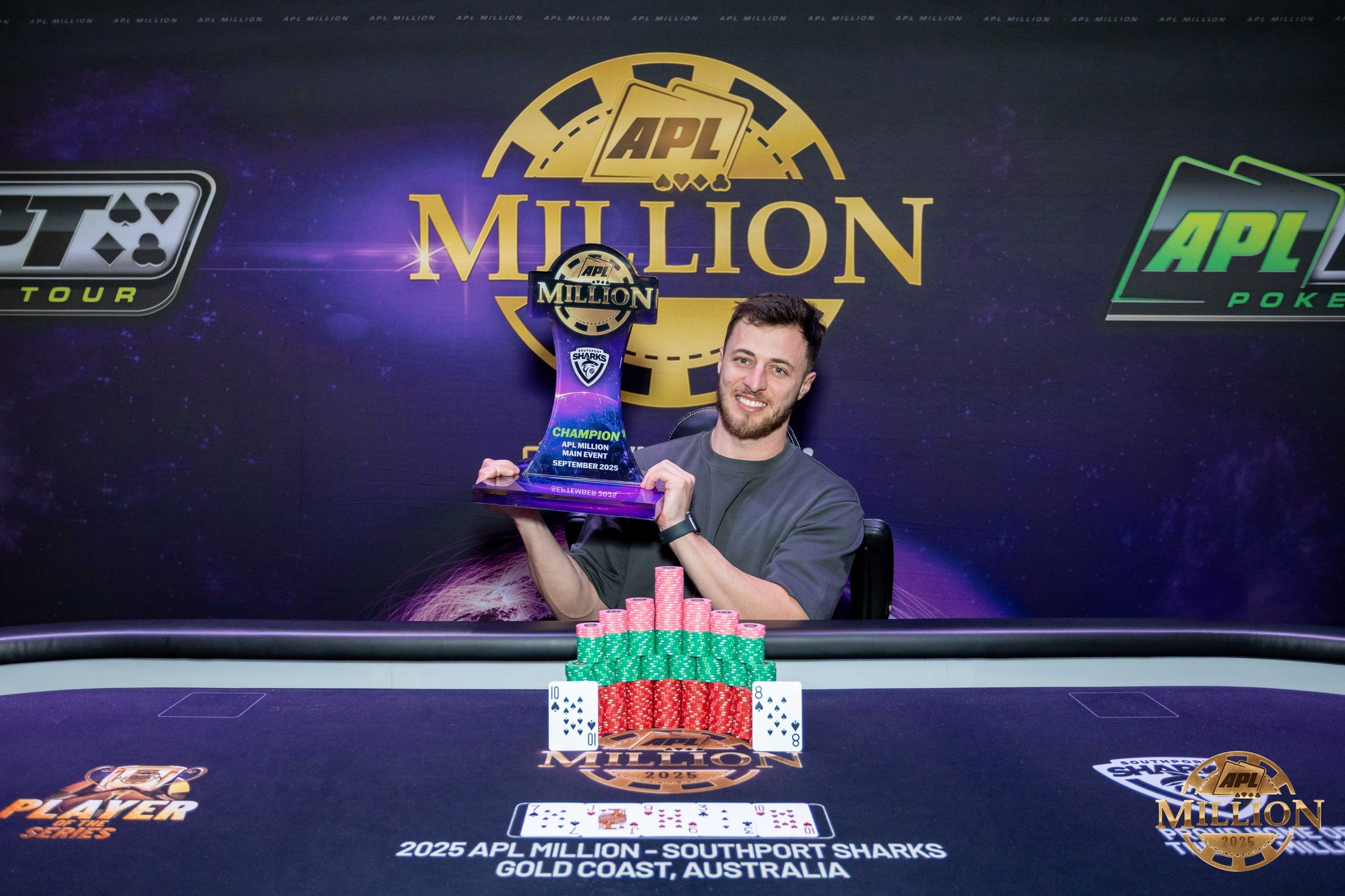 Higor Seibel vence Main Event da Australian Poker League