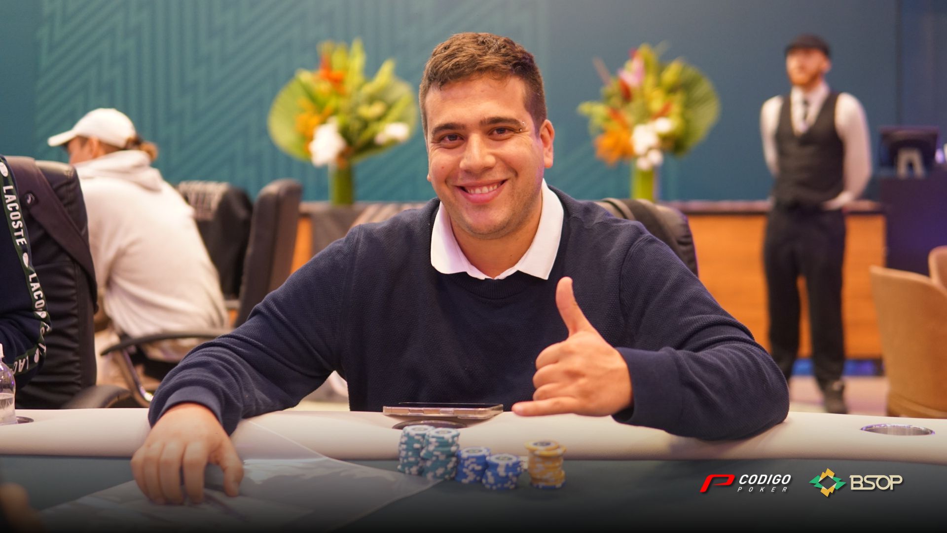 Ignacio Sagra lidera 100K Super High Roller no BSOP Millions