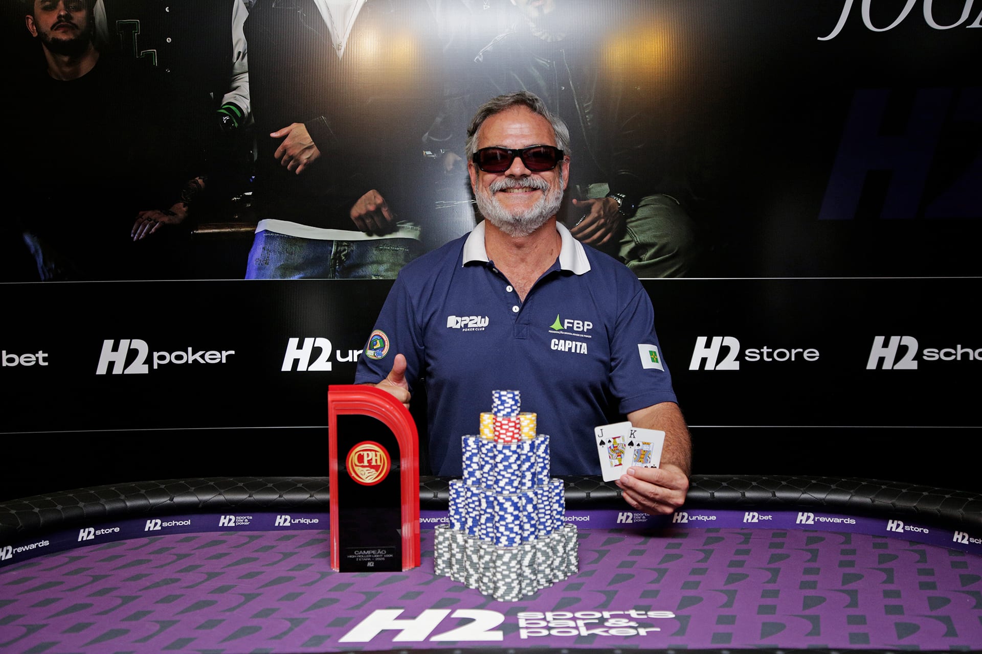 Aurélio Capita é Campeão Do 100K High Roller Light Do CPH