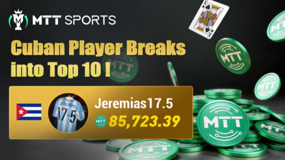 MTT Sports: Jugador Cubano Sube Al Top 10 De Ranking Global